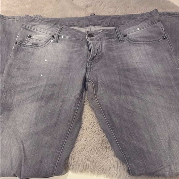 DSQUARED | Jeans | Dsquared Gray Straight Leg Jeans Classic Style ...